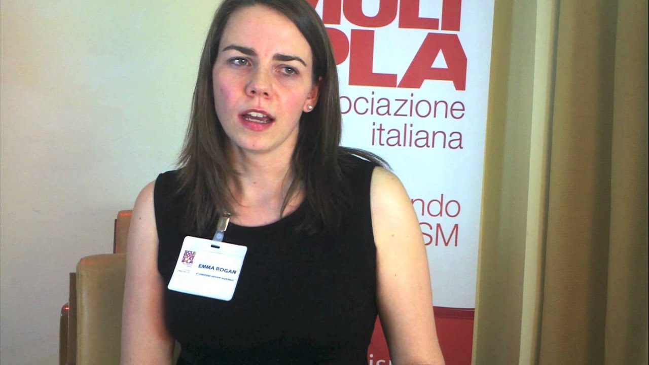 Sclerosi multipla: Emma Rogan ospite al Convegno dei Giovani AISM - YouTube