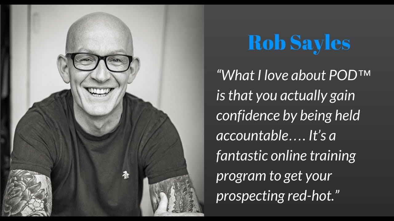 Prospecting On Demand™ Testimonial: Rob Sayles - YouTube