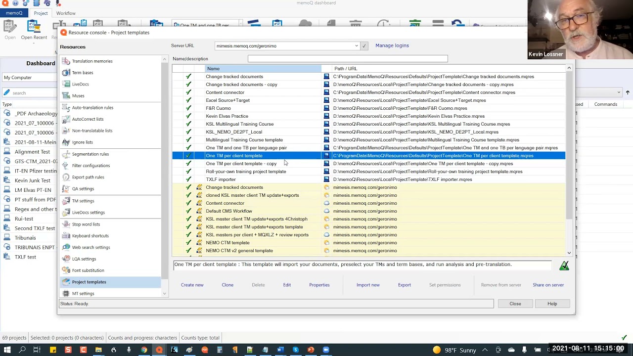 Getting started with memoQ templates - YouTube