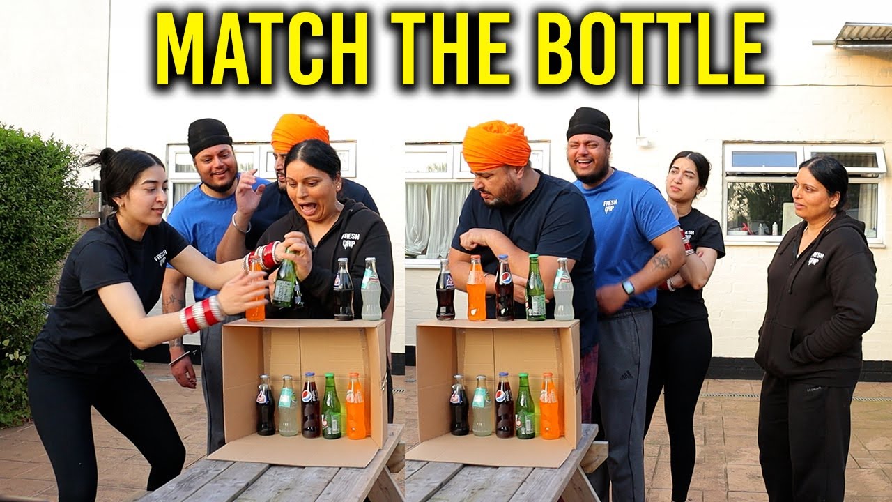 PLAYING THE VIRAL BOTTLE MATCH GAME | Daily Vlog 26 - YouTube