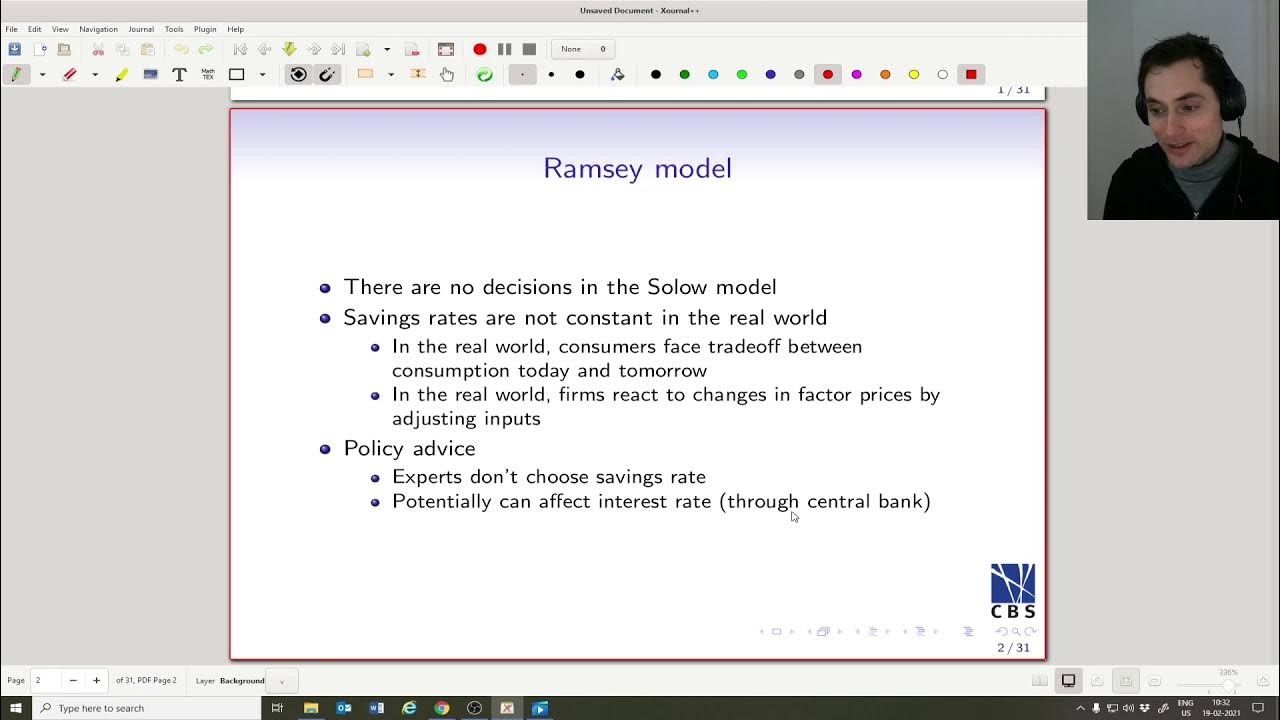 Ramsey Growth Model 1: Introduction - YouTube