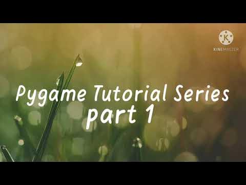 part 1 | Python pygame using Pydroid | game development | Event handling | image and font ...
