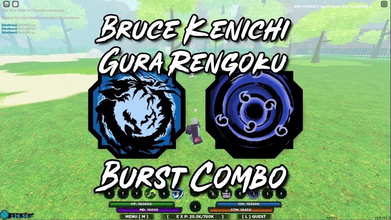 Shindo Life Combo Bruce Kenichi + Gura Rengoku | HuyN Zootuber_ và cái ...