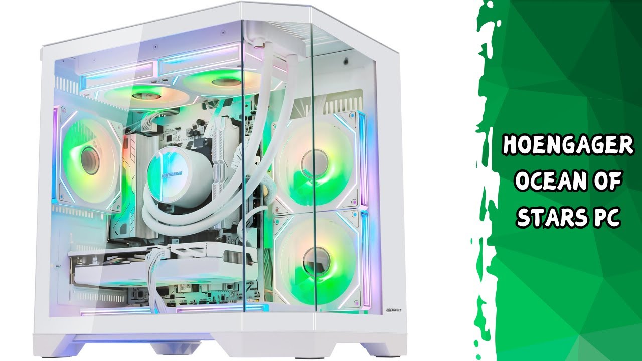 HOENGAGER Ocean of Stars Prebuilt Gaming PC | Adjustable RGB with ...