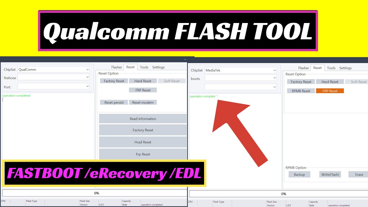 Qualcomm flash tool | fastboot/eRecovery edl 9008 Mode | The best ever ...