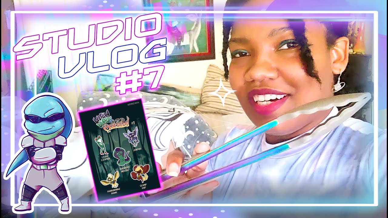 STUDIO VLOG ☆ #7 AUG -PUCHI CON, ARTIST ALLEY, PACKAGING STICKERS - YouTube