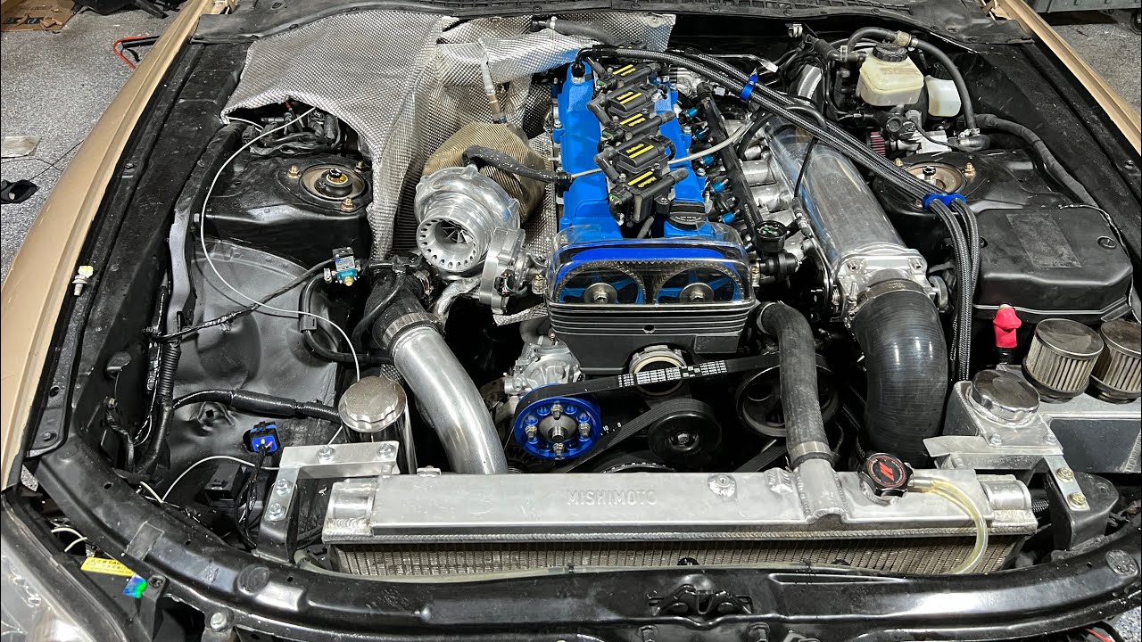First Start! The 2JZ SC300 is ALIVE!!! 700hp is what.. - YouTube