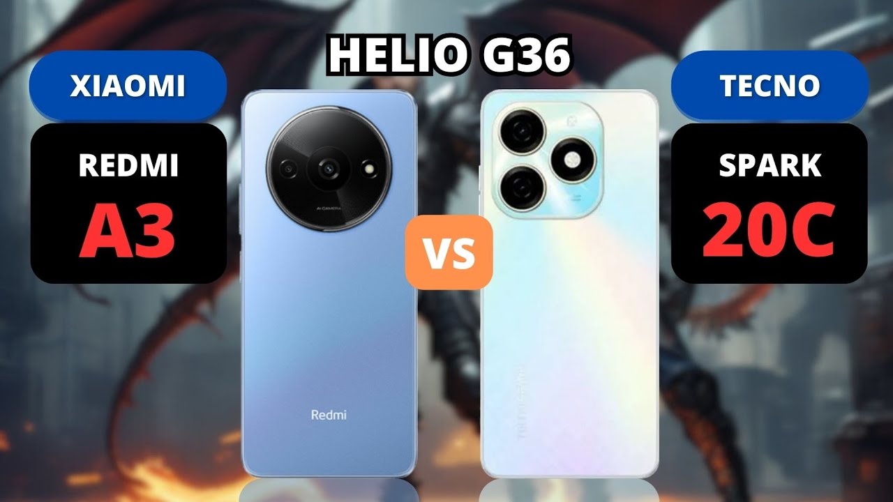 Redmi A3 vs Tecno Spark 20C | Who is Better? | PHONE COMPARISON - YouTube