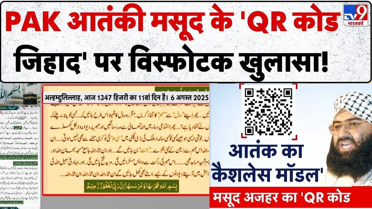 Pakistan News: PAK आतंकी मसूद के 'QR Code Jihad' पर विस्फोटक खुलासा ...