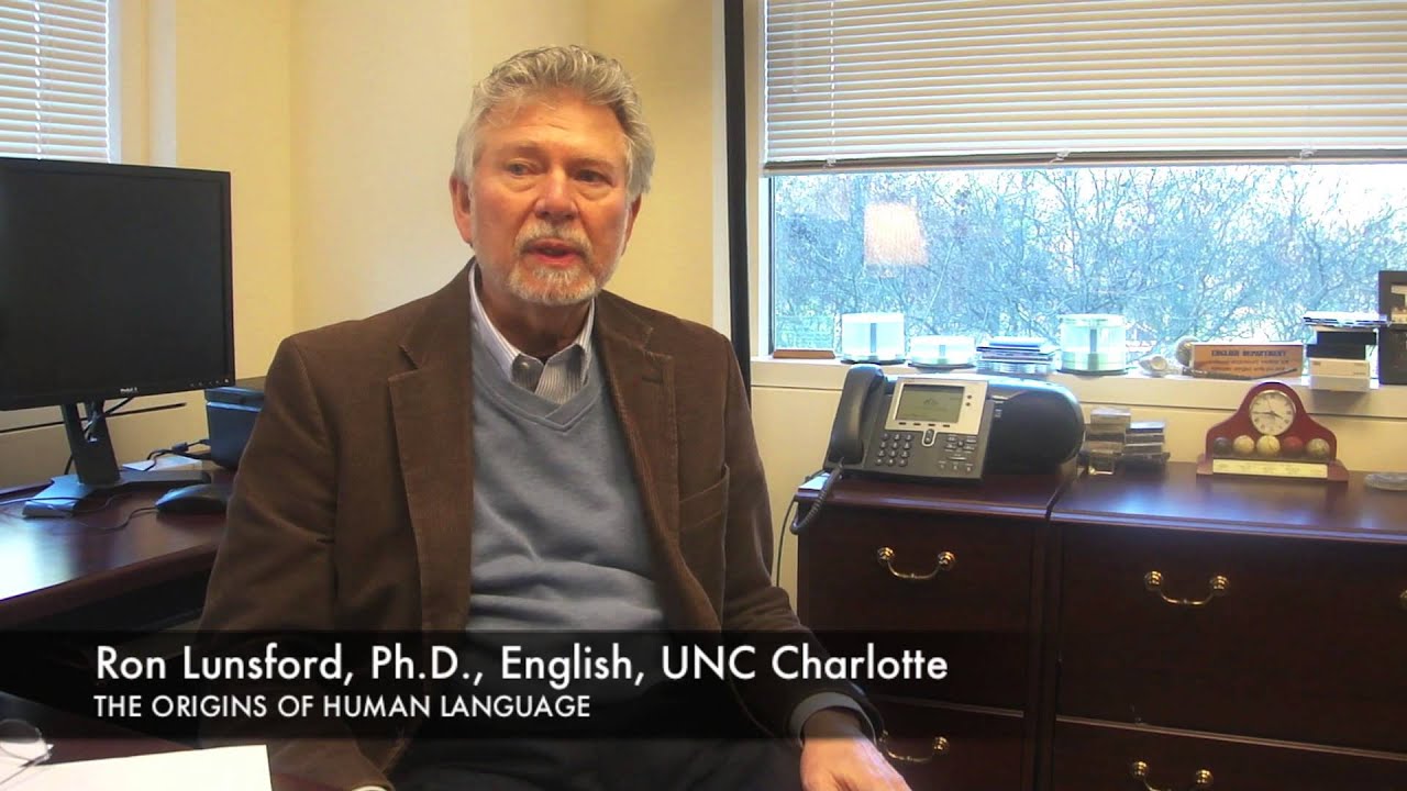 Ron Lunsford, Ph.D., "The Origins of Human Language" - YouTube