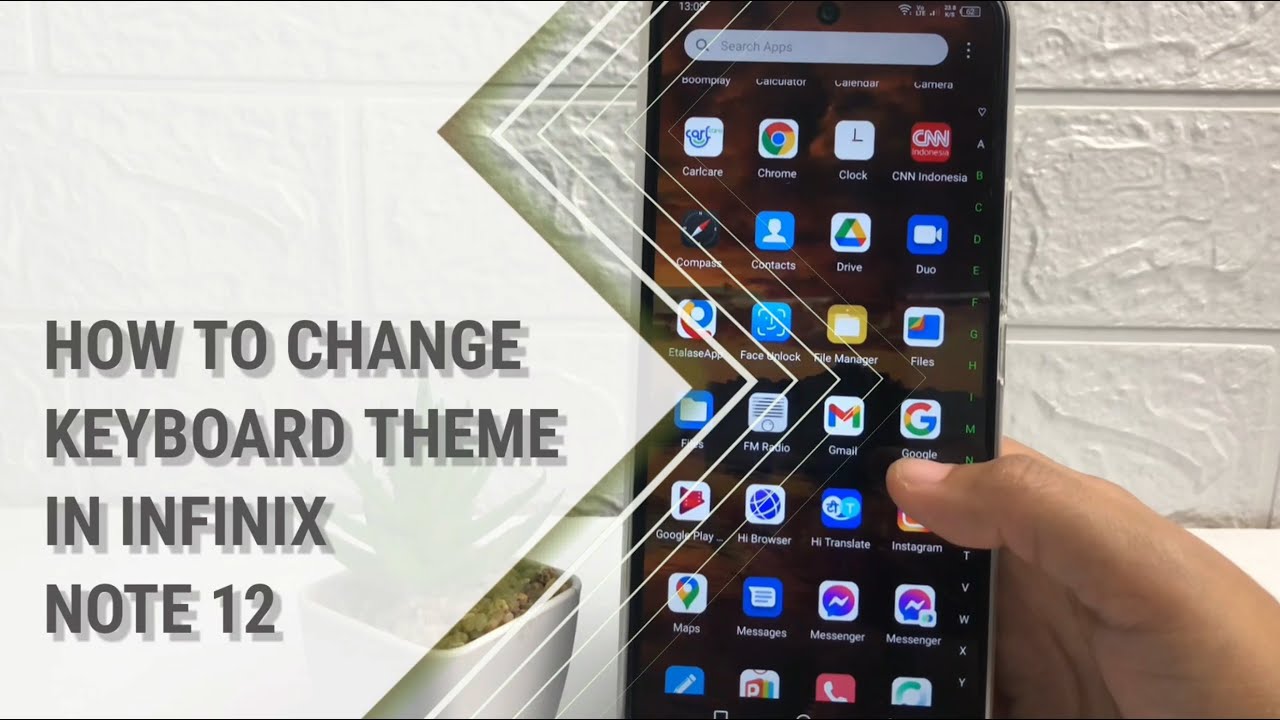 Infinix Note 12 | How To Change Keyboard Theme - YouTube