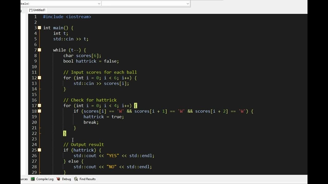 Hattrick || codechef solution || starter 116 contest solution - YouTube