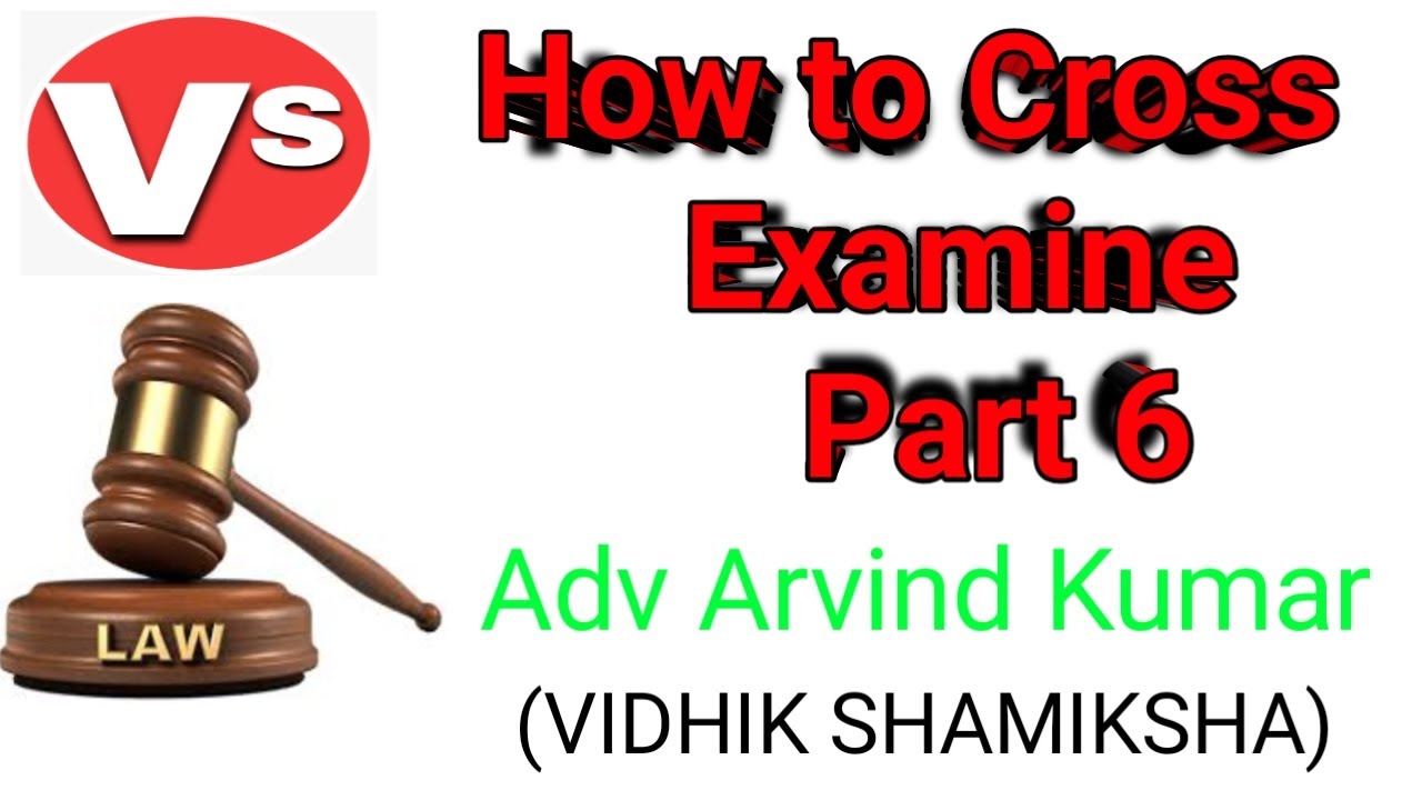 How to cross examine - YouTube