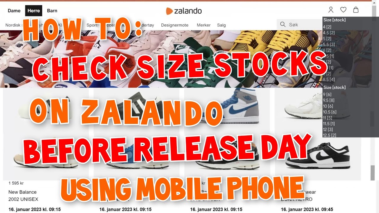 How To Check Size Stocks On Zalando Before Release Day Using Your Mobile Phone YouTube how-to-check-size-stocks-on-zalando-before-release-day-using-your-mobile-phone-youtube