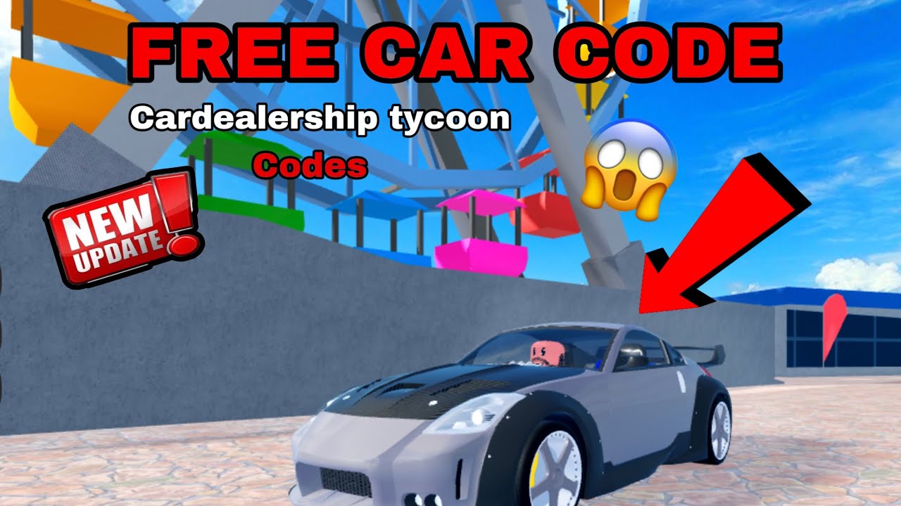 Roblox Cardealership tycoon Codes (FREE CAR) - YouTube