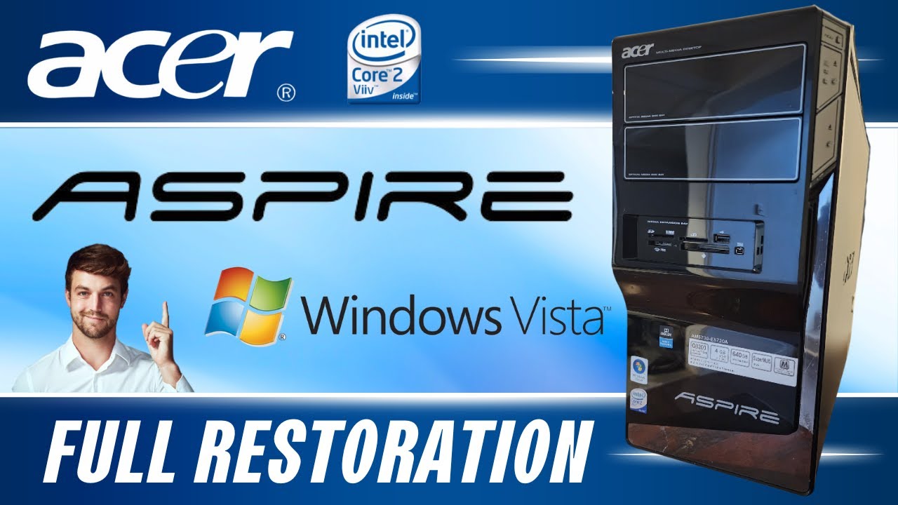 Acer Multimedia PC from 2008 - Full Restoration!! - YouTube