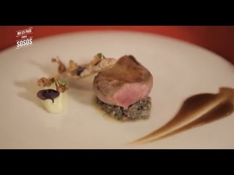 Receta de pichón con huevo trufado con Eneko Atxa