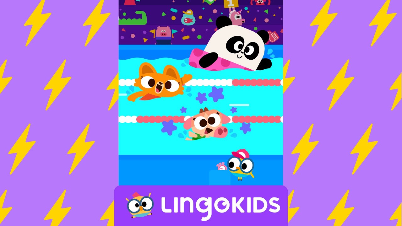 SWIMMING RACE GAME 🏊🏽🏆 Learning Numbers | Lingokids Games #SHORTS - YouTube
