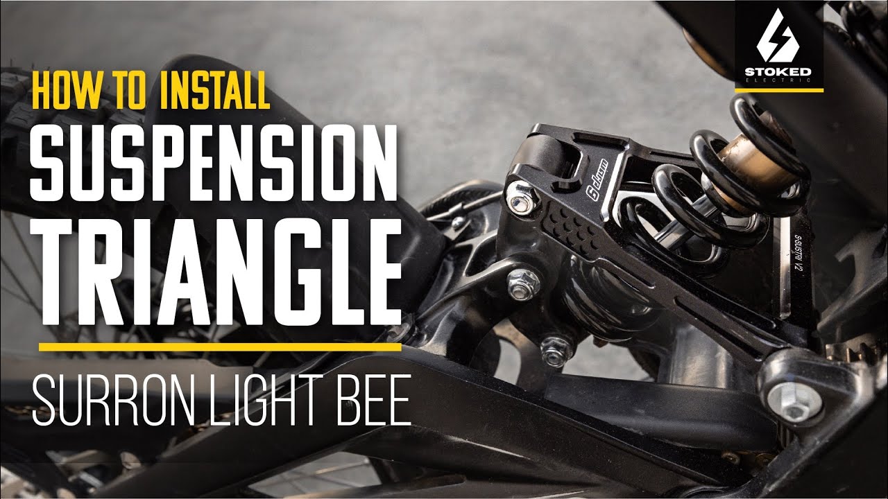 How To Install Rear Suspension Triangle On Your Surron Light Bee - YouTube