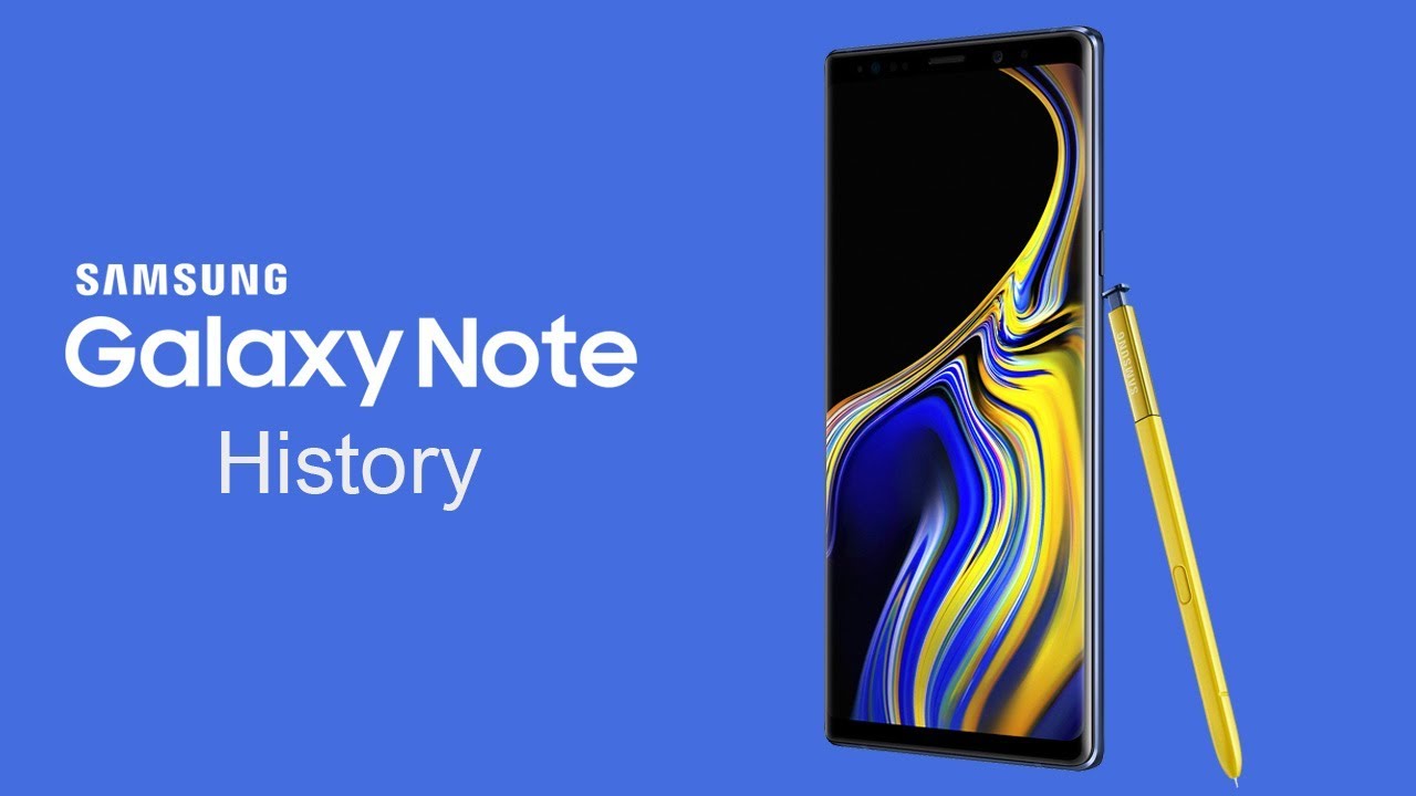 Samsung Galaxy Note History - YouTube