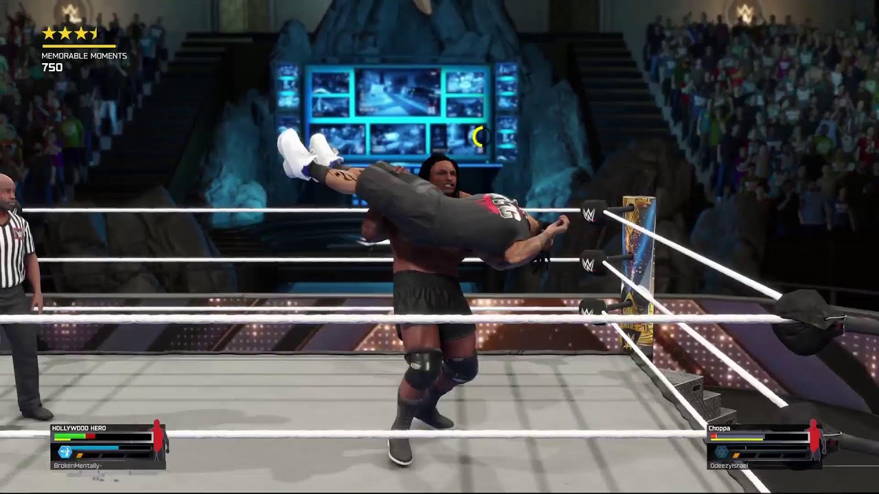 WWE2K25 the island clapped up by a 70 ovr - YouTube