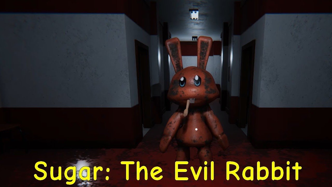Sugar: The Evil Rabbit Full game & Ending Playthrough Gameplay (horror ...