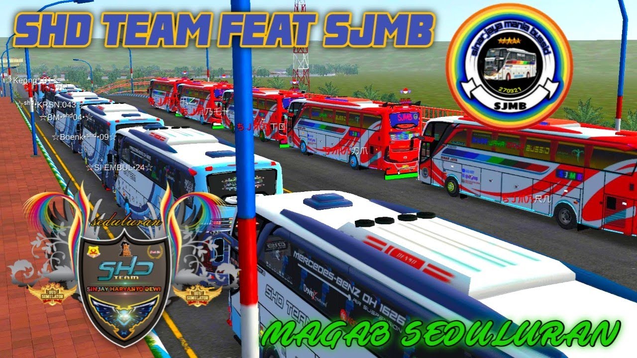 MABAT SADULURAN. SHD FT SJMB📌📌📌 BUSSID 3.6.1 - YouTube