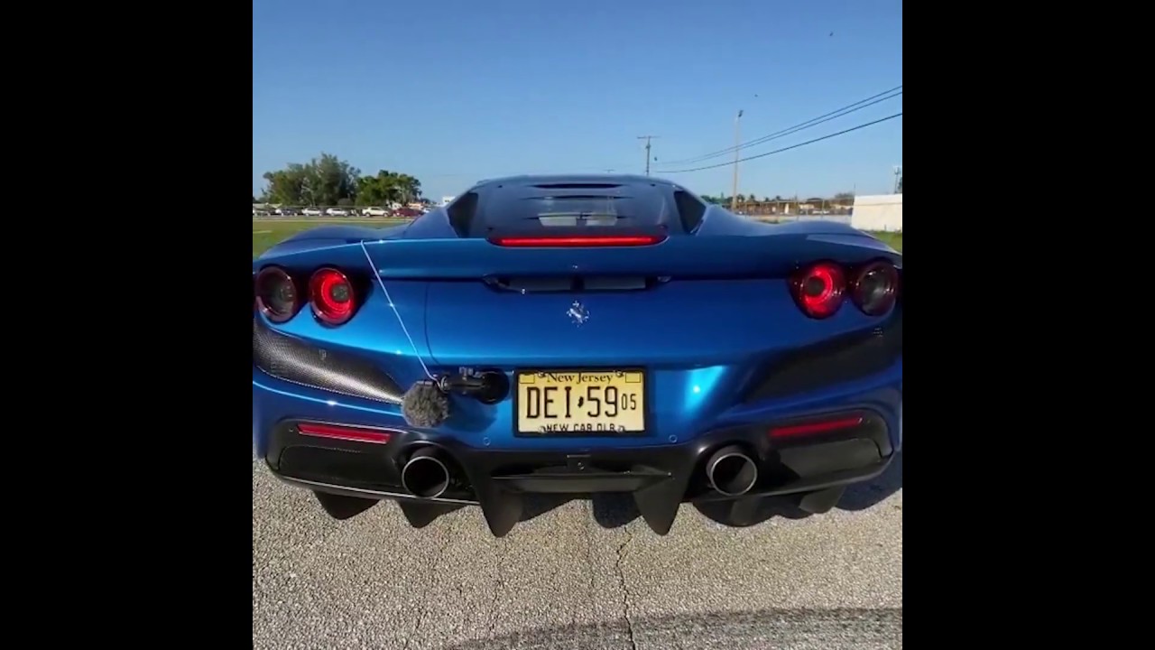 Ferrarri F8 Tributo Launch Control! - YouTube