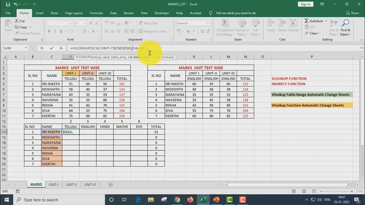 Vlookup Automatically Change Column Index YouTube Vlookup Automatically Change Column Index YouTube