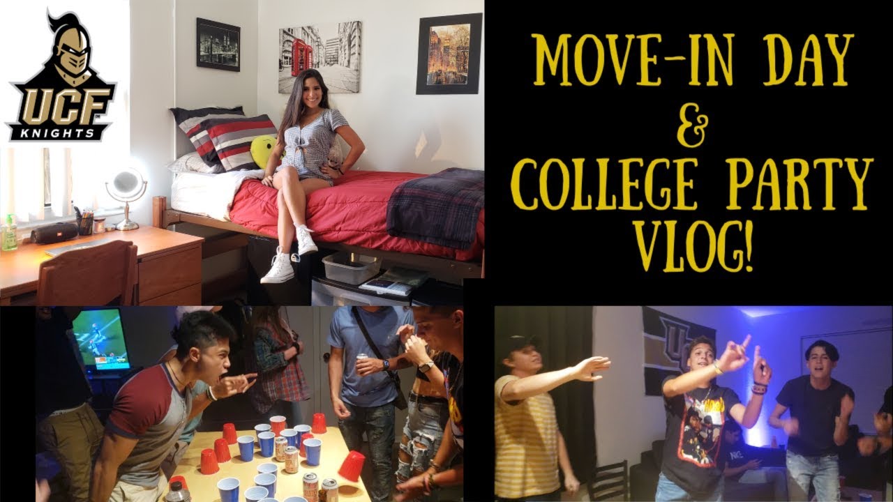 MOVE-IN DAY & COLLEGE PARTY VLOG!!! | University of Central Florida ...
