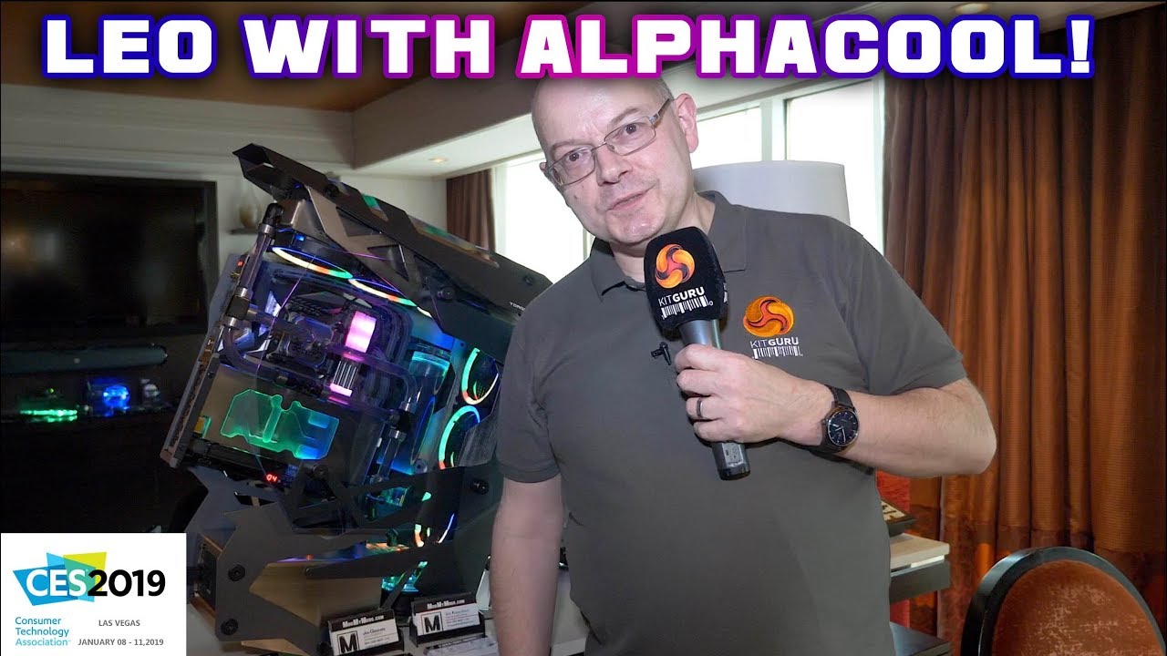 ALPHACOOL at CES 2019 - LEO showcases NEW products! - YouTube