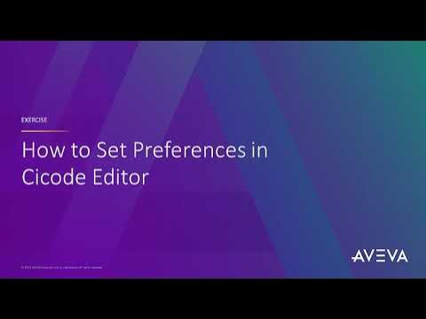 Exercise 1.8 | How to Set Preferences in Cicode Editor | Plant SCADA 2023 Cicode Training ...
