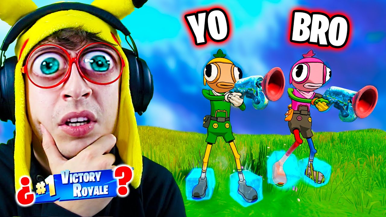 HERMANOS pez SÓLO **LANZAVENTOSAS HELADO** en Fortnite Battle Royale ...