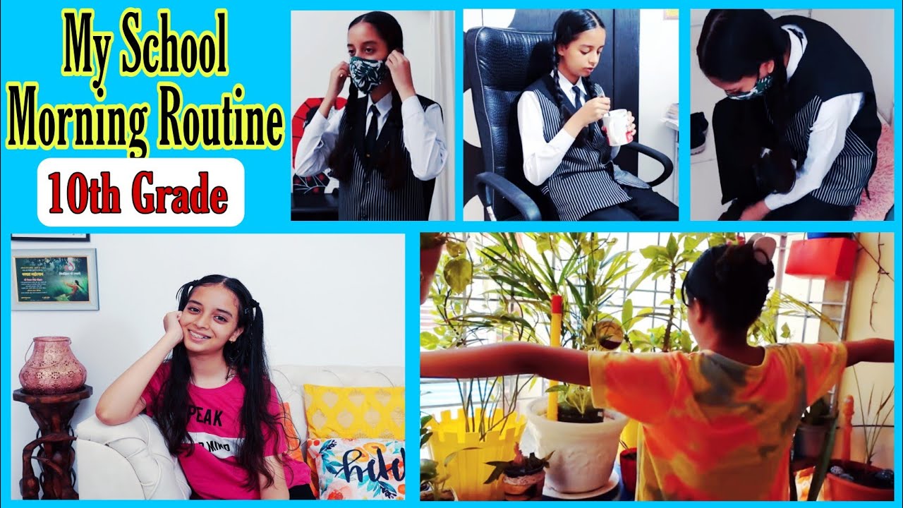 My School 🌄 Morning Routine - 10th Grade ! #shriyahood #morningroutine ...