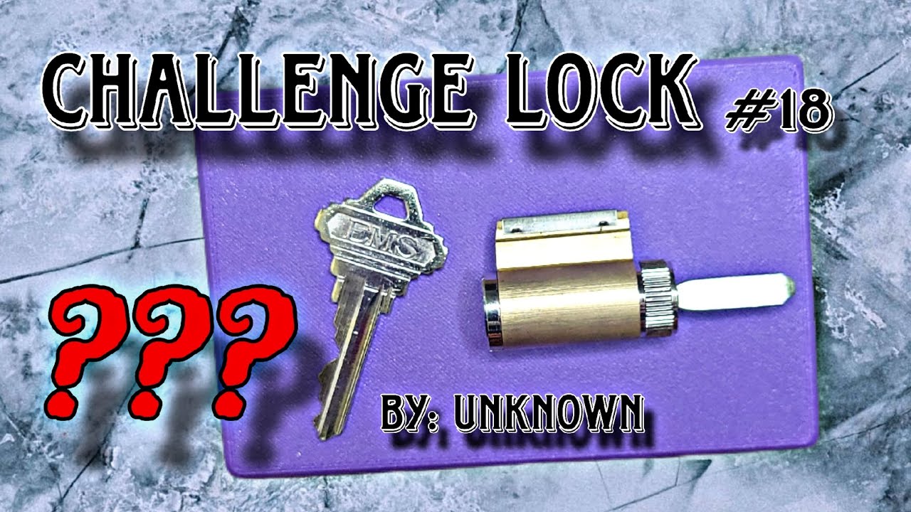 🌟 The Unknown Challenge Lock (18) 🔐 #lockpicking - YouTube