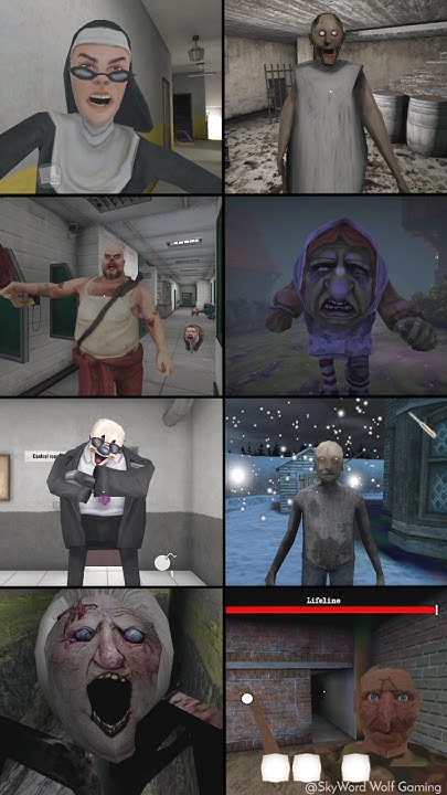 Granny Vs Evil Nun 2 Vs Witch Cry 2 Vs Grandpa Vs Spider Angelina Vs Buck Vs Mr Meat 2 &+#shorts ...