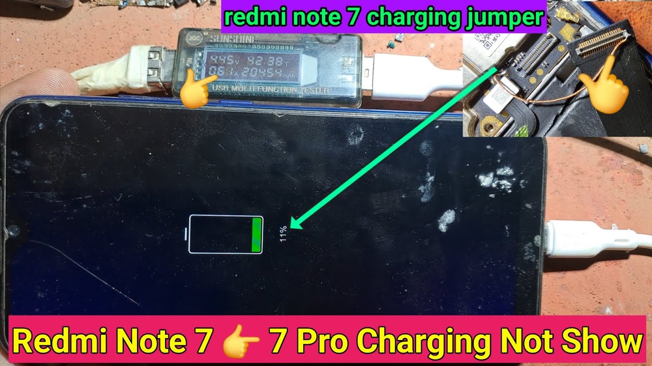 redmi note 7 pro charging jumper solution 🔋 redmi note 7 pro charging ...