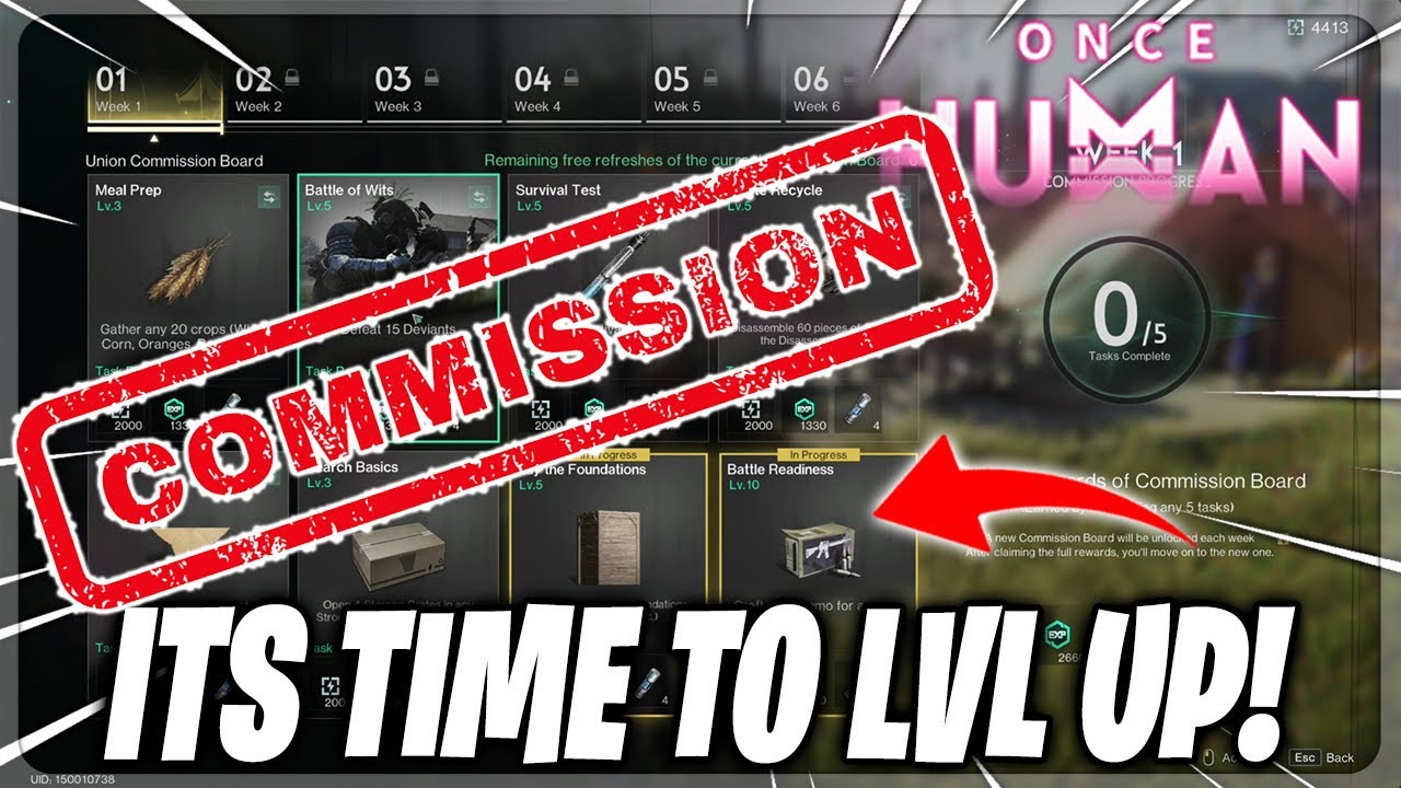 Commissions Are Back!! | Once Human Gameplay Walkthrough - Part 4 - YouTube