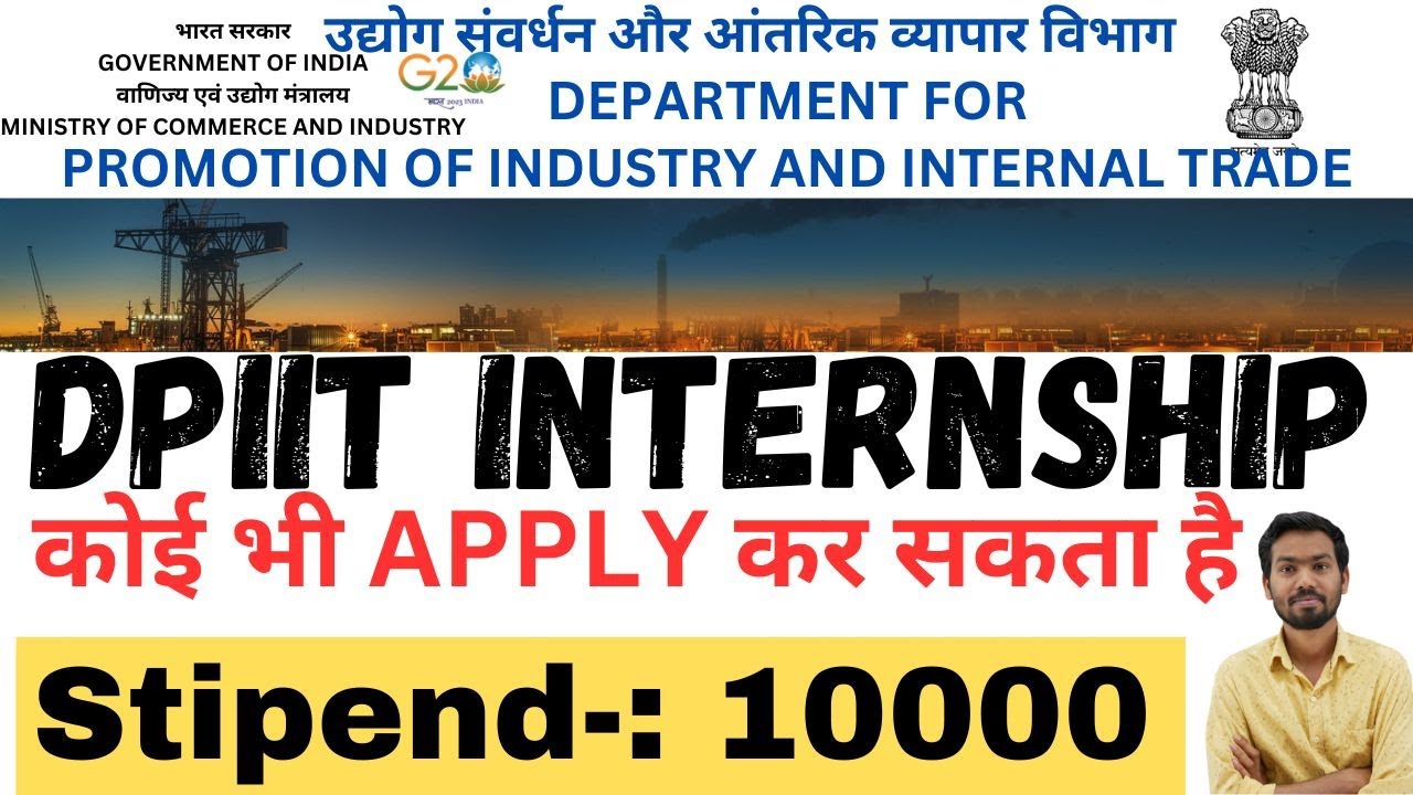 Internship In Ministry of commerce and industry|| Government ...