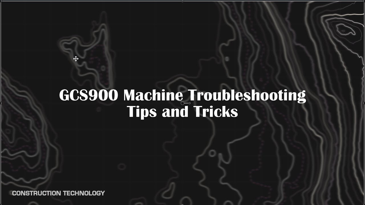 GCS900 Troubleshooting - YouTube