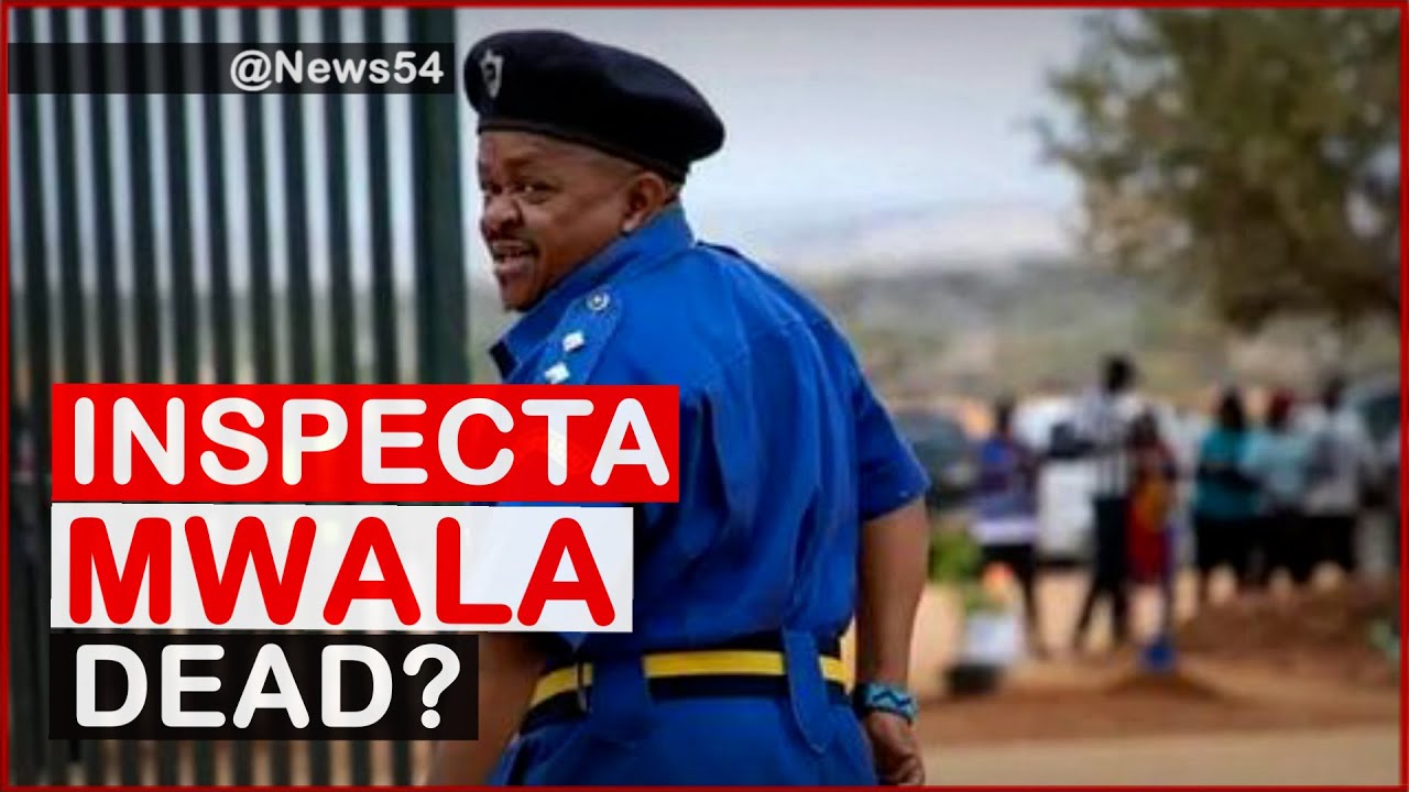 Breaking News! Citizen TV Actor Inspecta Mwala Announced Dead Rumours ...