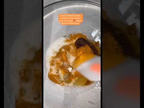 how to make a scrub for the dark armpit | Tiktok skincare.   #skincare #skincareroutine #shorts