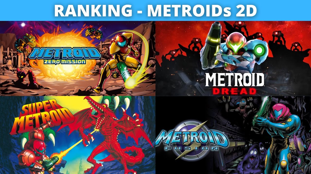 RANKING DOS METROID 2D e 2.5D - YouTube