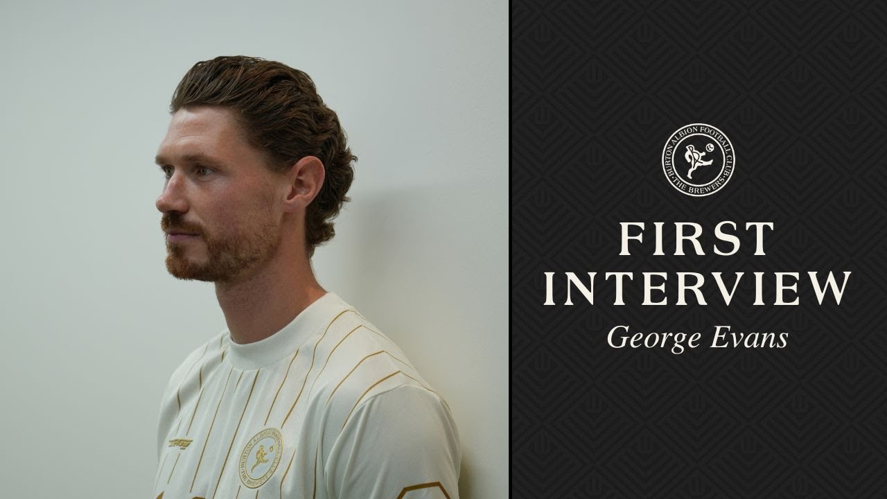 First Interview | George Evans signs for Burton Albion - YouTube