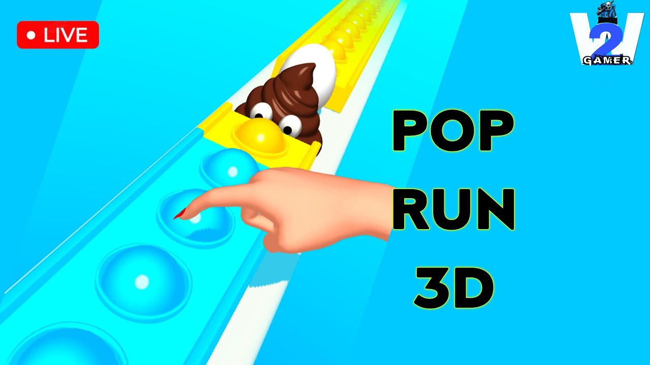 Pop Run 3D - Epic Gameplay & High Score Challenge!#PopRun3D #3DGame # ...