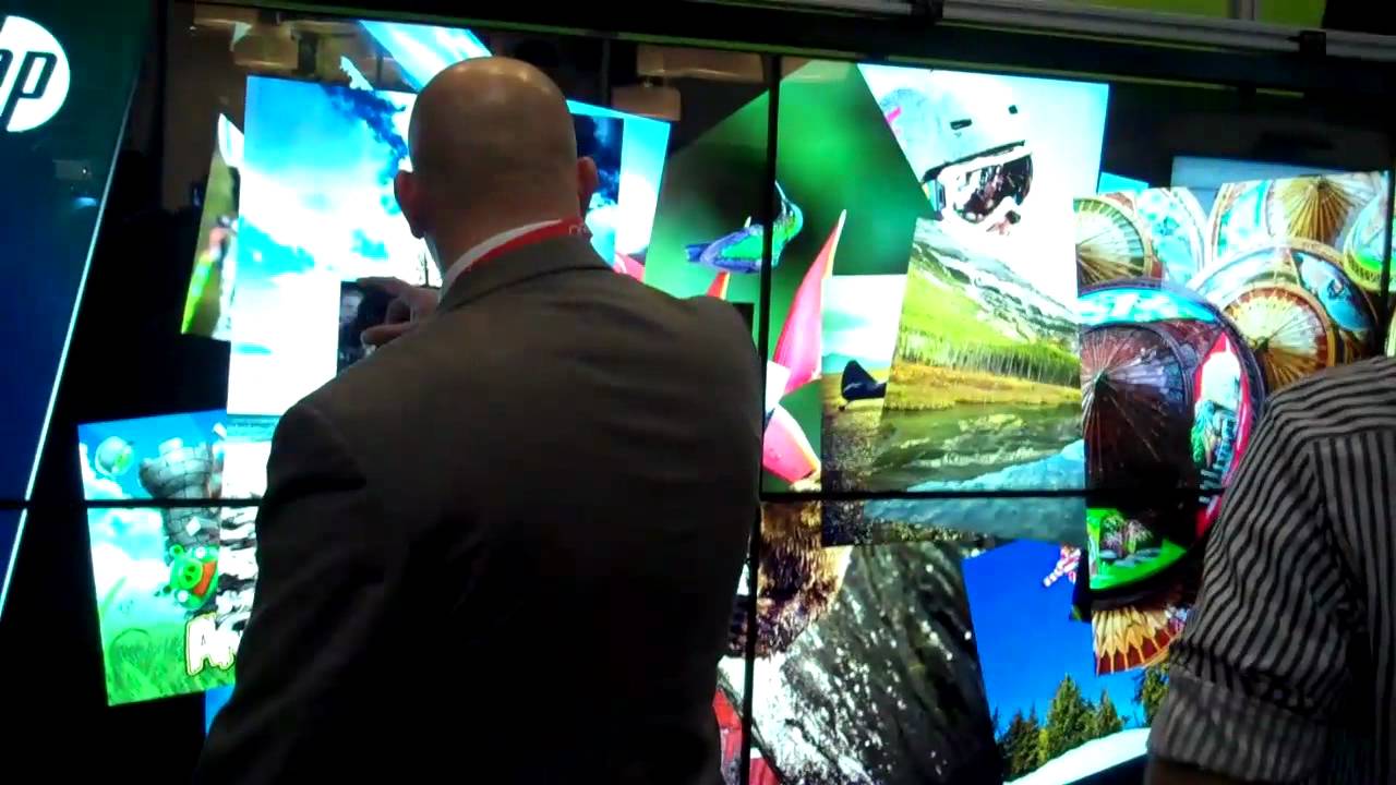 NRF 2012 - HP Interactive Board - YouTube