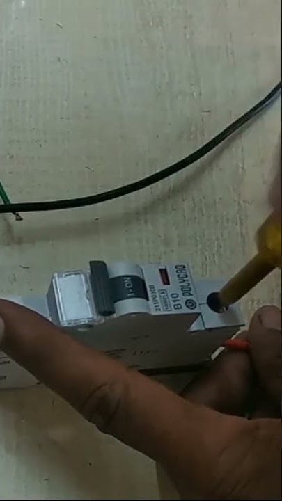 MCB connection input and output real mcb connectionएमसीबी कनेक्शन इनपुटऔरआउटपुटअसली एमसीबी ...