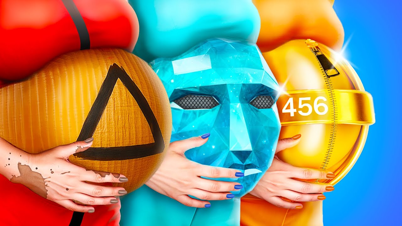 Ik Werd Geboren in Squid Game! Arm vs Rijk vs Giga-Rijk in Squid Game 2 ...