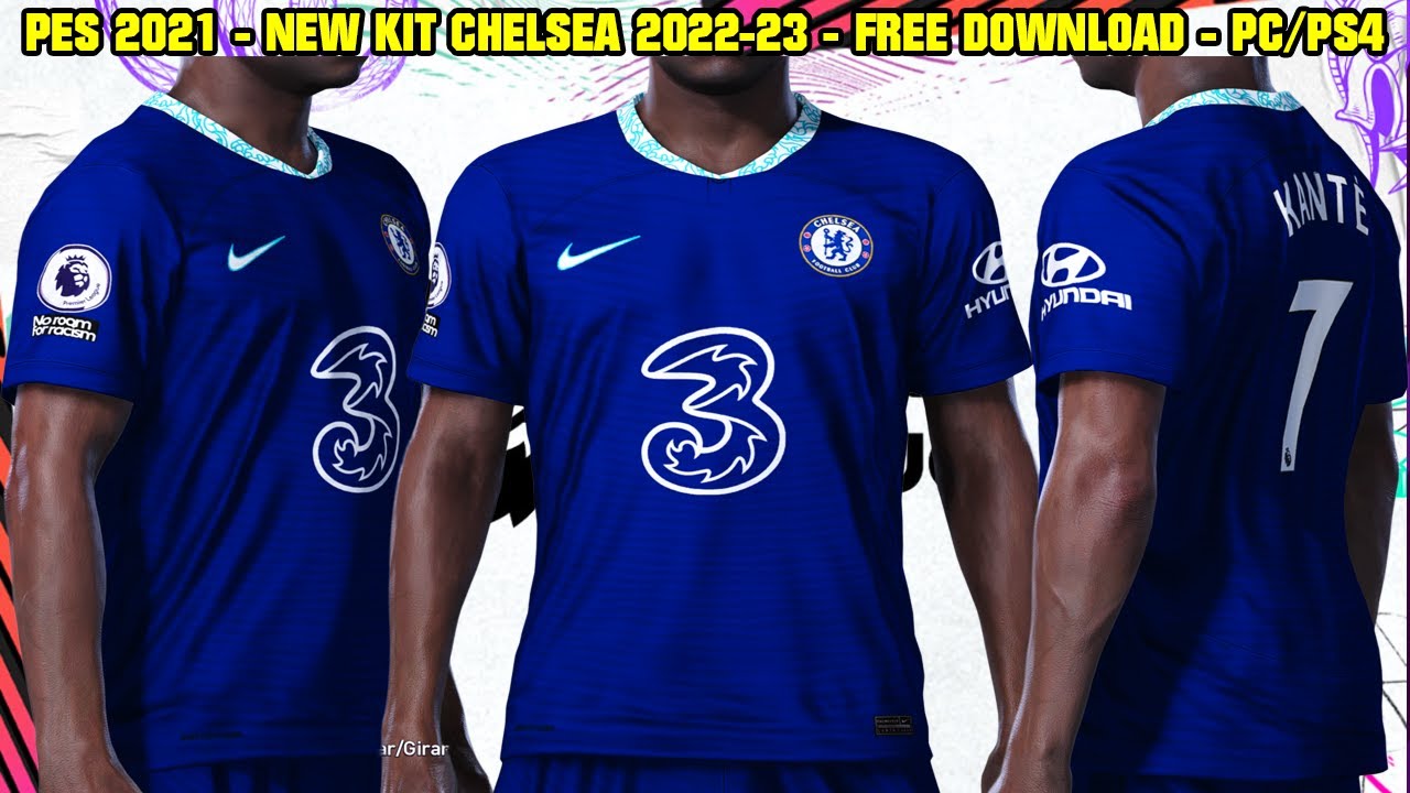 PES 2021 - NOVO UNIFORME HOME DO CHELSEA 2022/23 By: @Marwal_Pes - PS4 ...