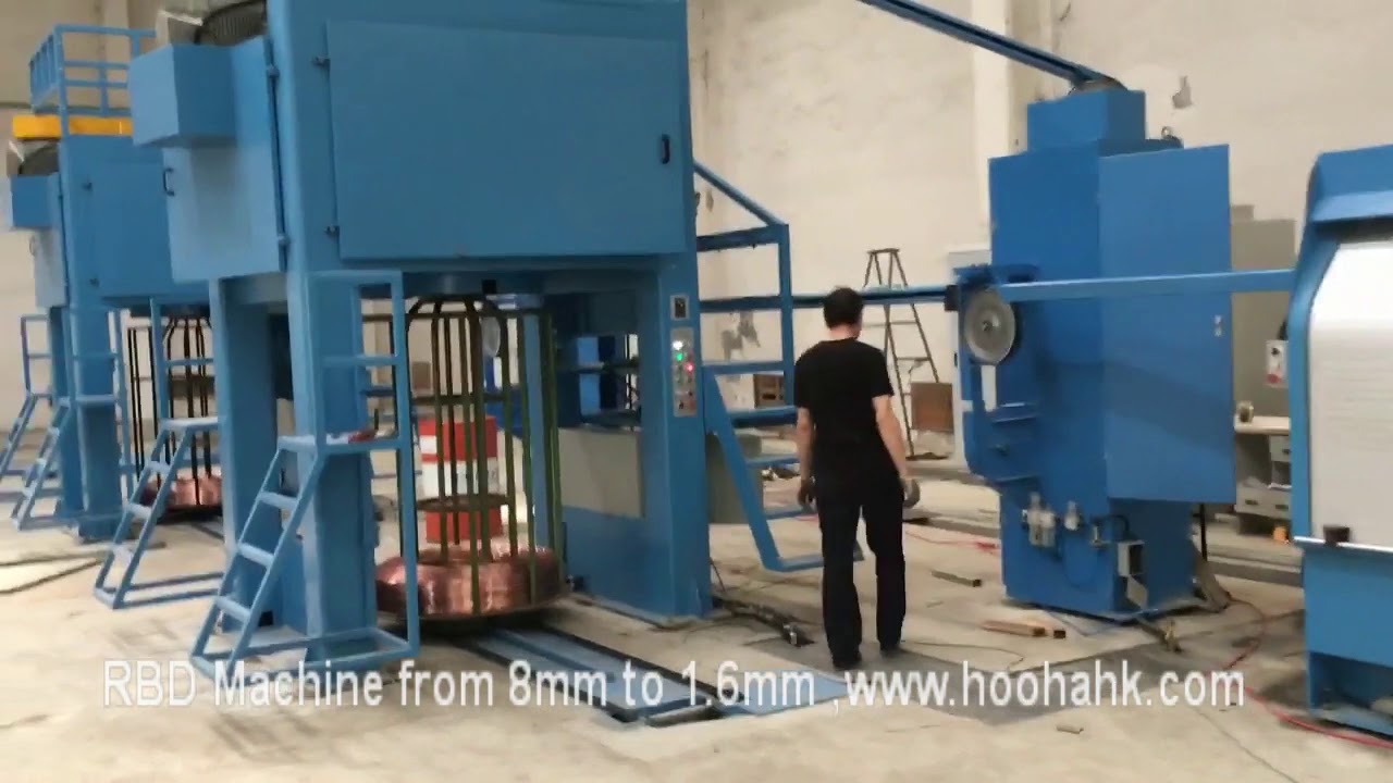 Wire RBD drawing machine and Copper Wire Insulation Machine - YouTube